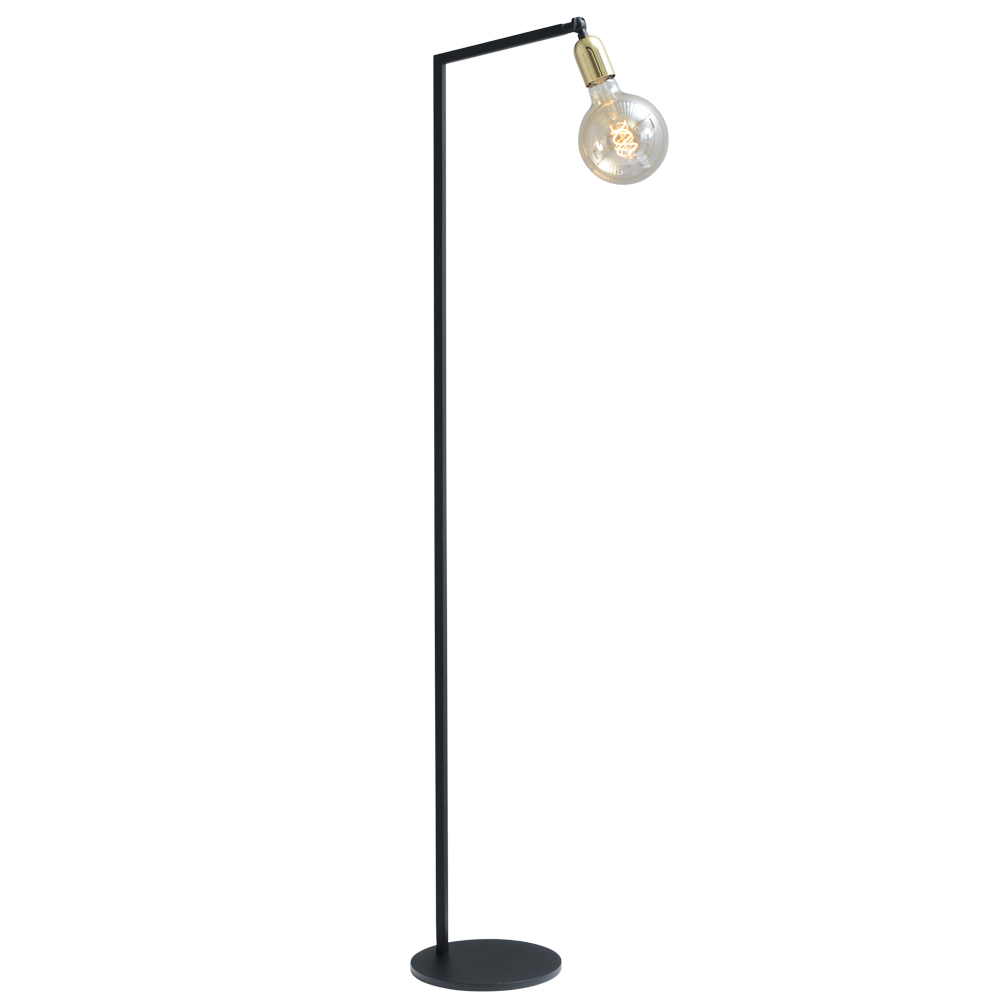 Vloerlamp verstelbaar Tube met gouden fitting van Masterlight kopen ...
