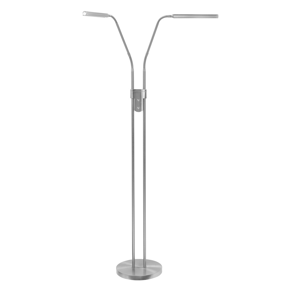 Design leeslamp Murcia nikkel 2-lichts van Highlight kopen | LampenTotaal