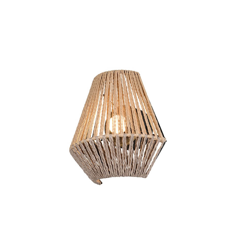 Rotan wandlamp Lira oplaadbaar van Trio kopen | LampenTotaal