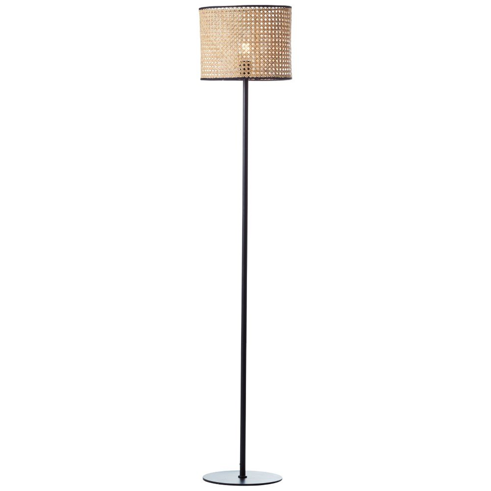 Rotan vloerlamp Wiley van Brilliant kopen | LampenTotaal