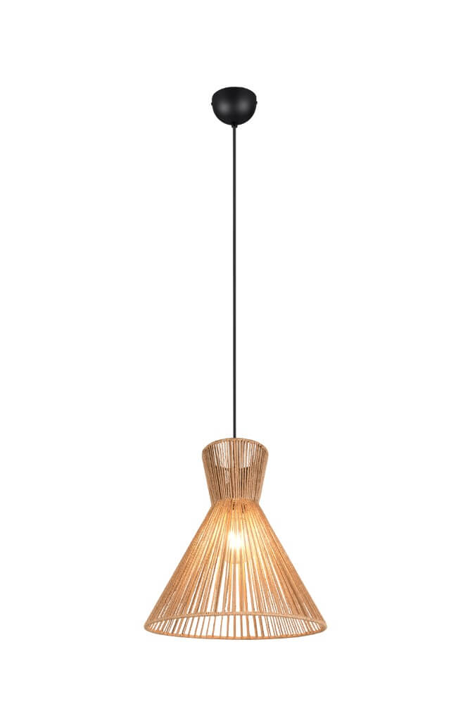 Japandi hanglamp Rosalie Ø 35cm van Trio kopen | LampenTotaal