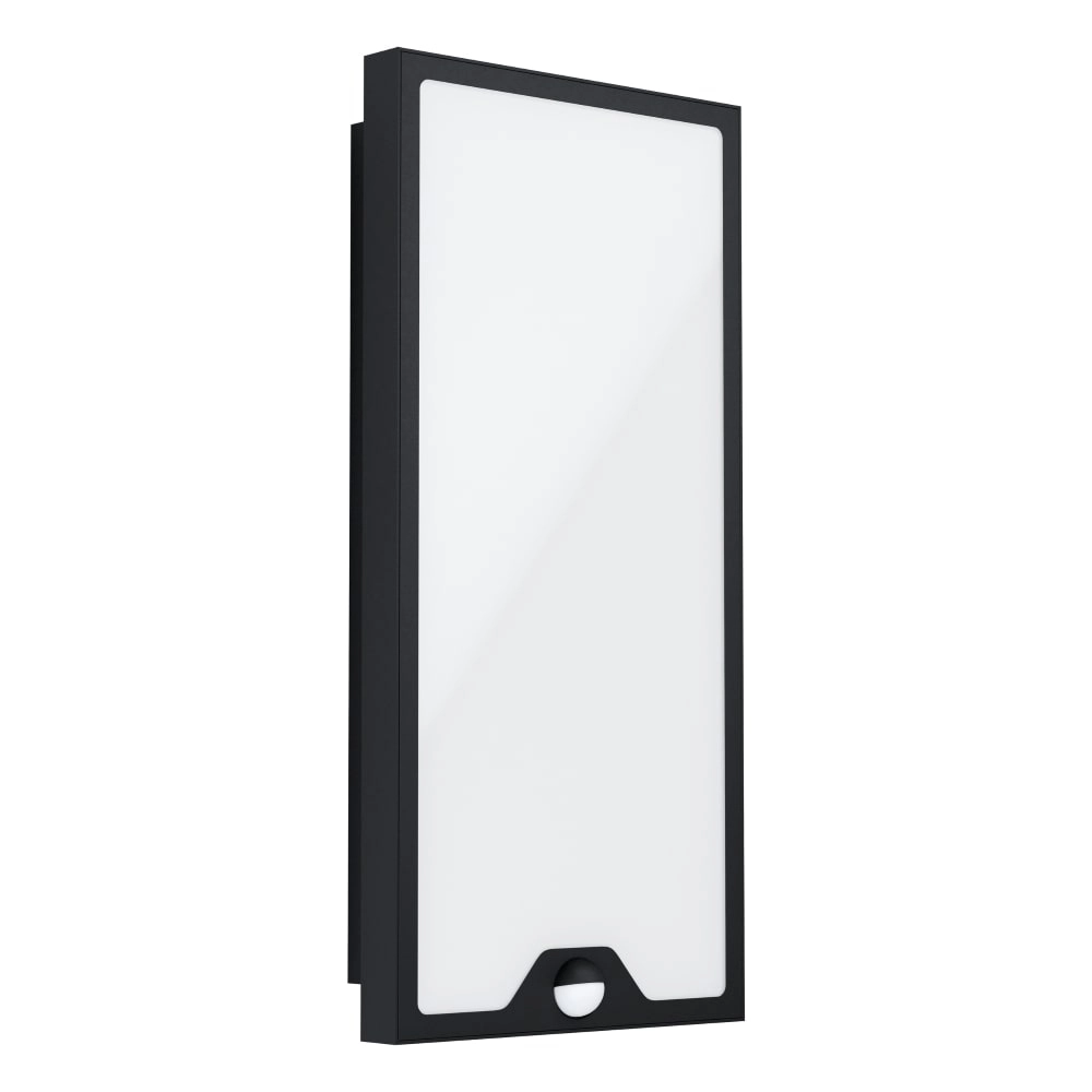 Led muurlamp Casazza 42cm met bewegingssensor zwart van Eglo kopen ...