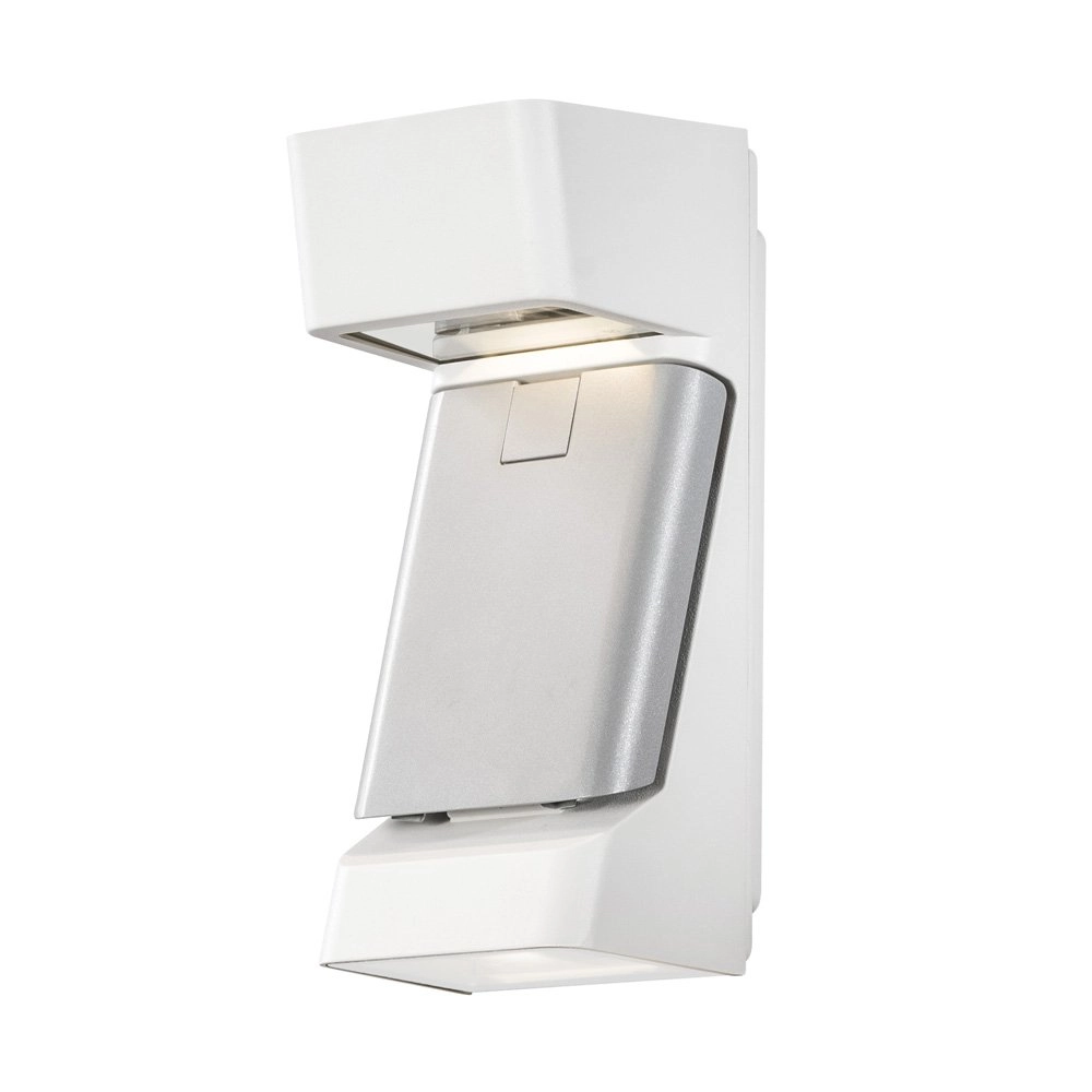 Led buitenlamp Ravenna Adress mat wit met grijs van KonstSmide kopen ...