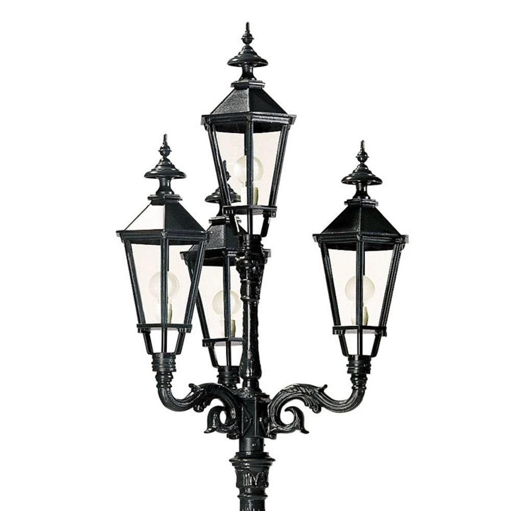 Nostalgische tuinlamp Milano 4-lichts - groen van KS verlichting kopen ...